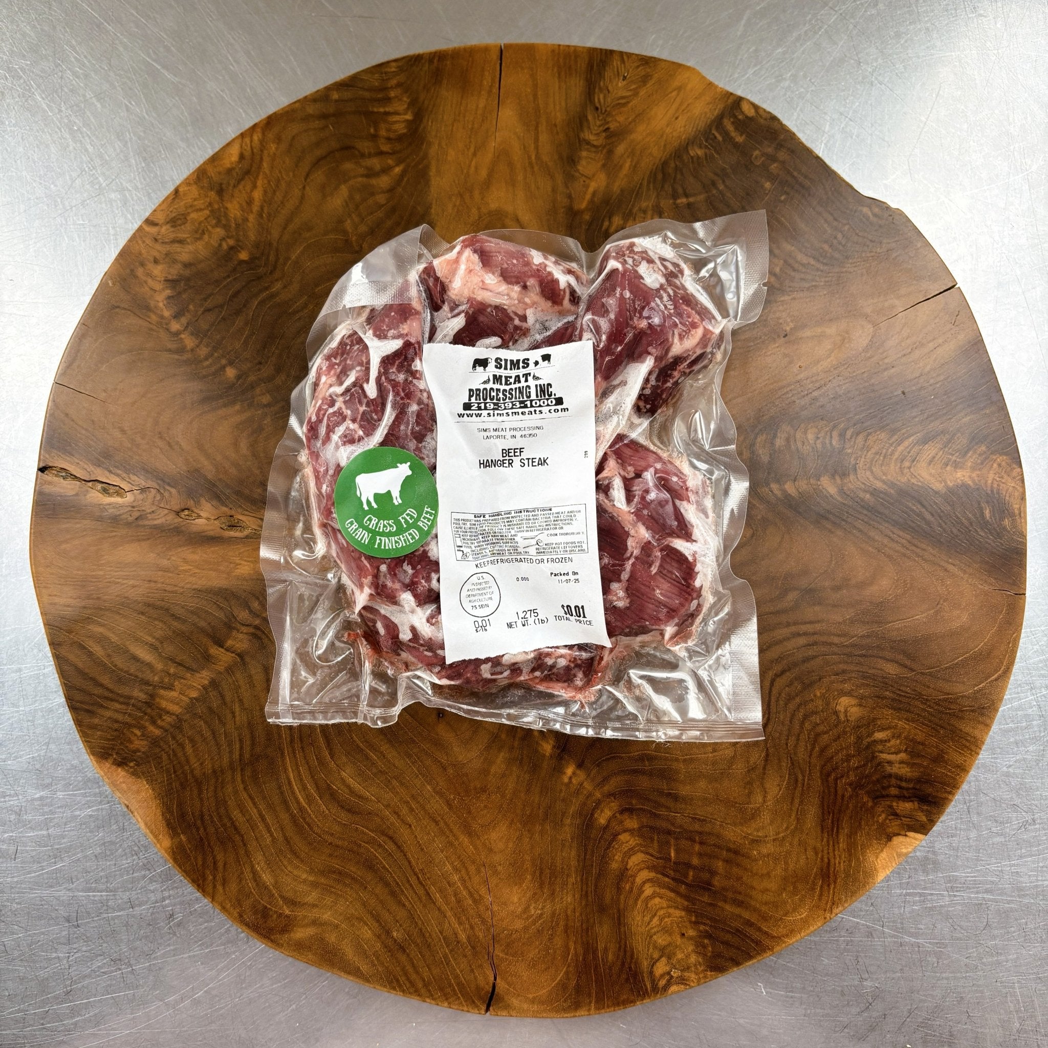 Grass Fed Grain Finished, Hanger Steak | Local Pastures
